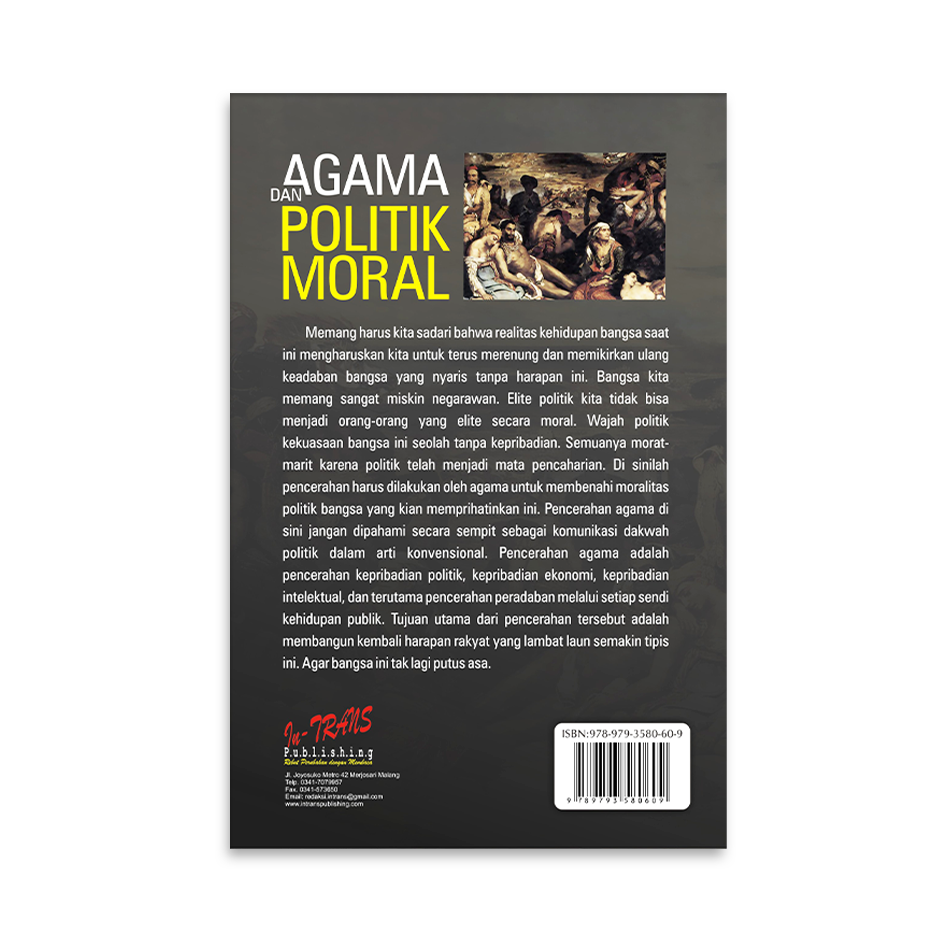 Agama Dan Politik Moral Subhan Setowara Dan Soimin Store Intrans Publishing 