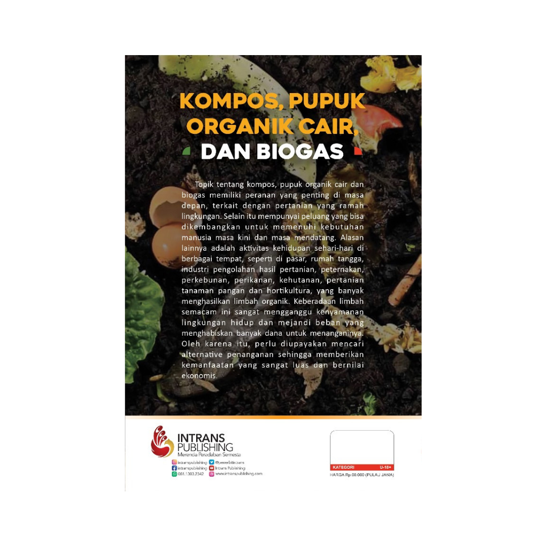 Kompos, Pupuk Organik Cair, & Biogas | Store Intrans Publishing